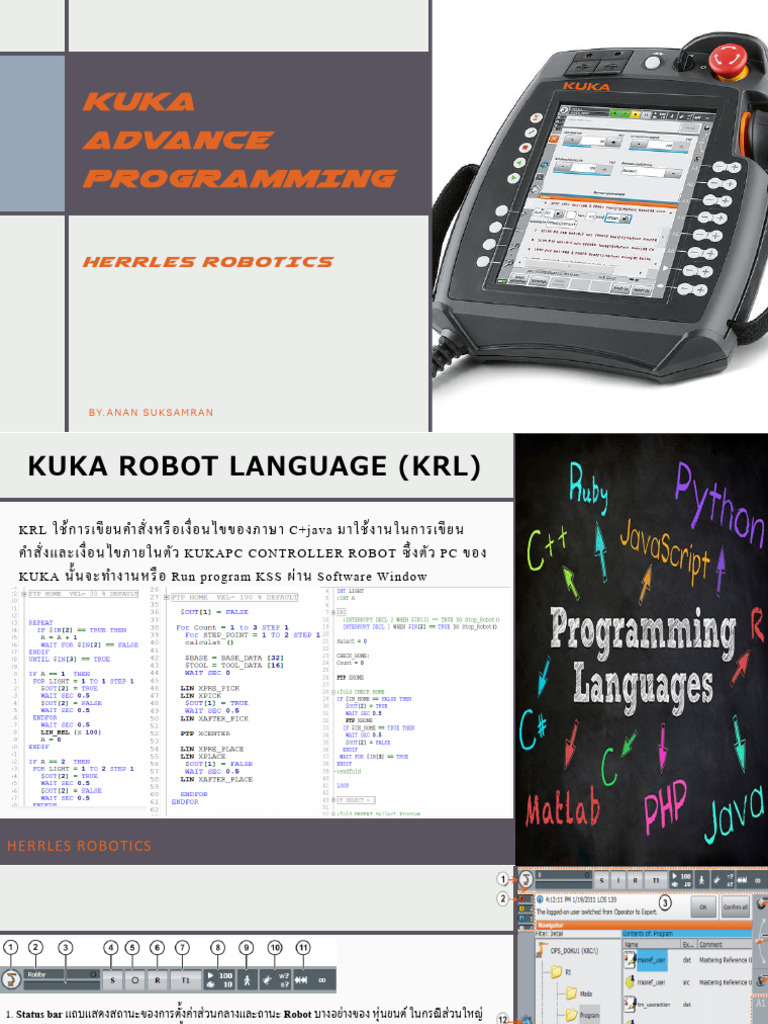 Kuka Advance Programming | PDF