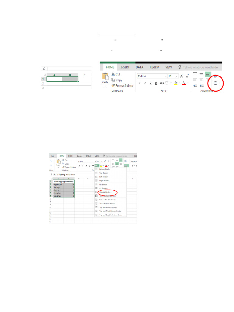 Excel Activity 1 - 2 | PDF