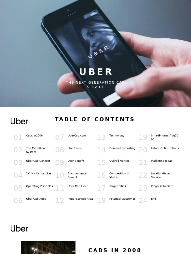 UberCab: Revolutionizing Car Services | PDF | Car | Motor Vehicle