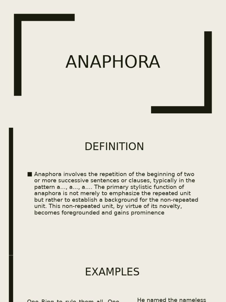 Anaphora | PDF