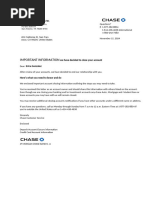 Chase Bank Account Verification Letter | PDF