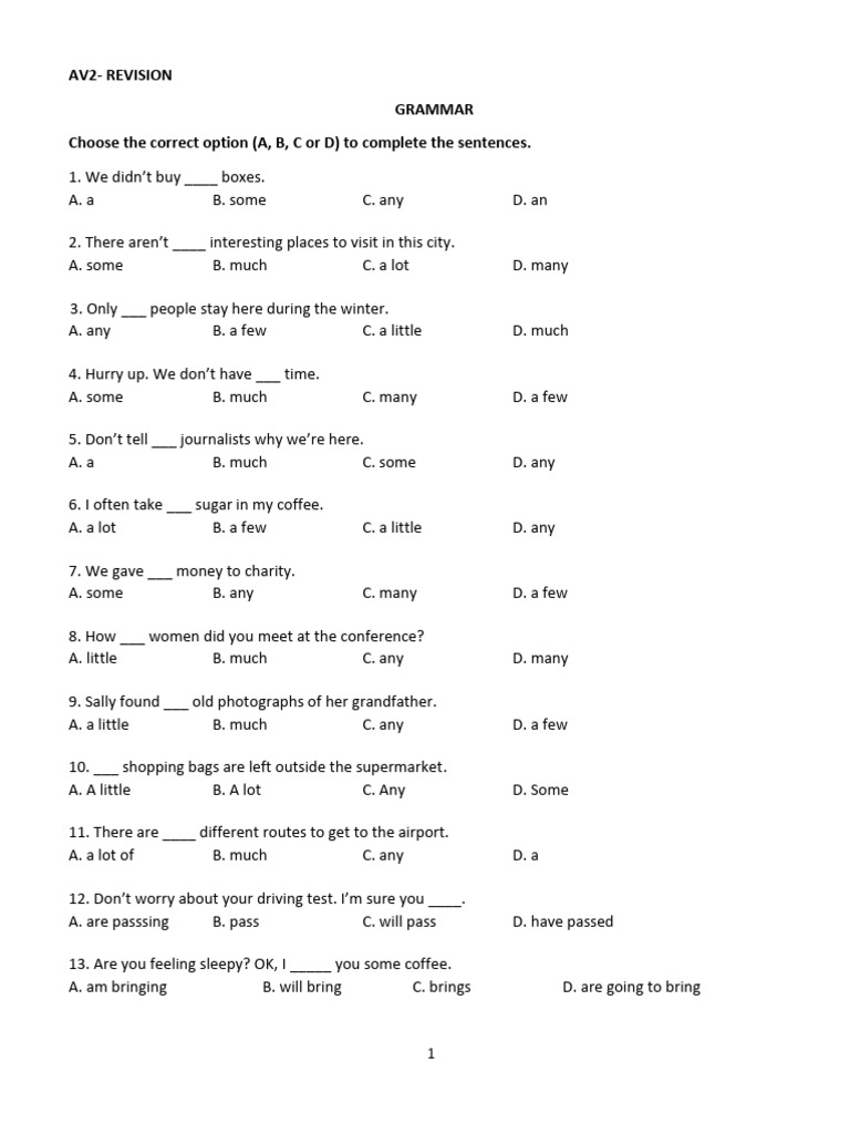 Revision-AV2-2 | PDF