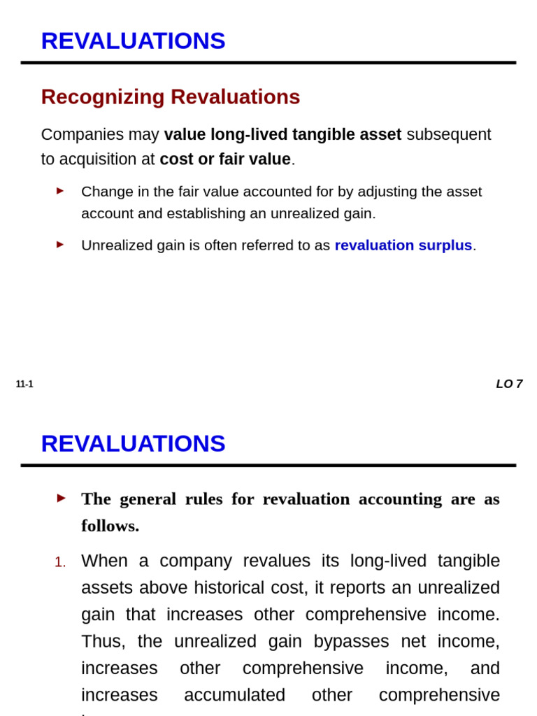 CHAPTER 3.3 Revaluation | PDF | Depreciation | Fair Value