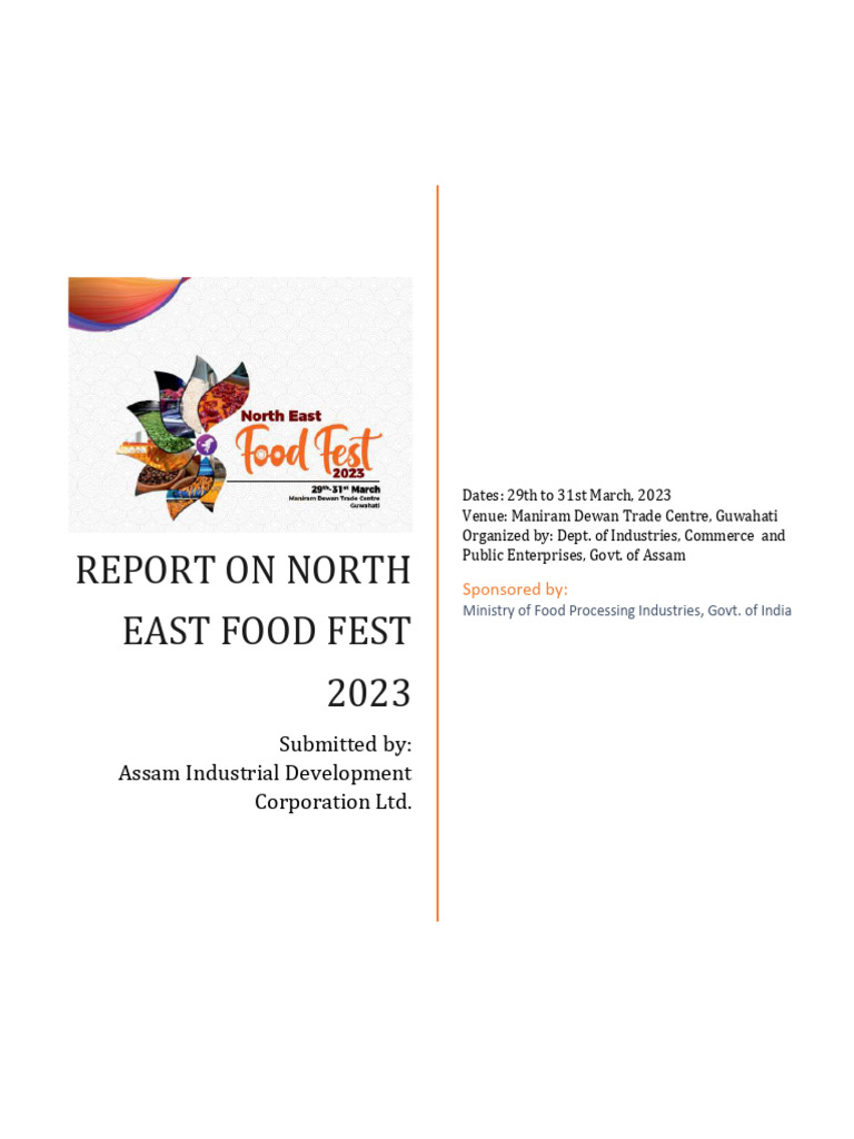 Ne Food-Fest-Report 2023 | PDF