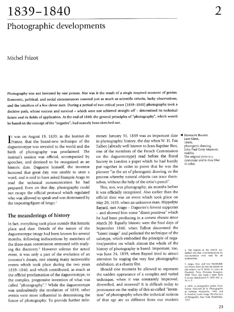 3-Invention of Photography - Text | PDF