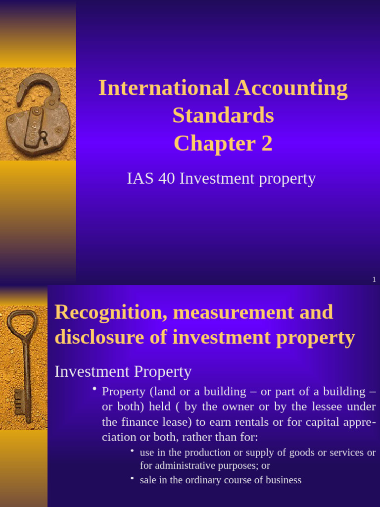 Ias-40-Chapter 2 | PDF | Fair Value | Depreciation
