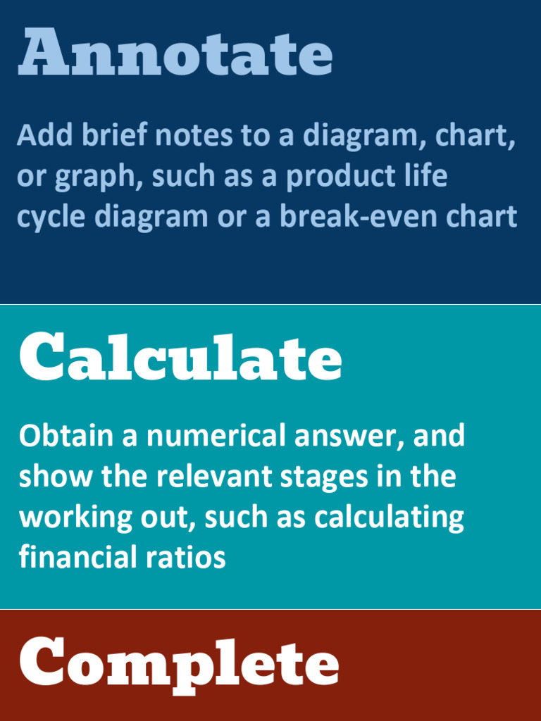 AO4 Command Terms | PDF