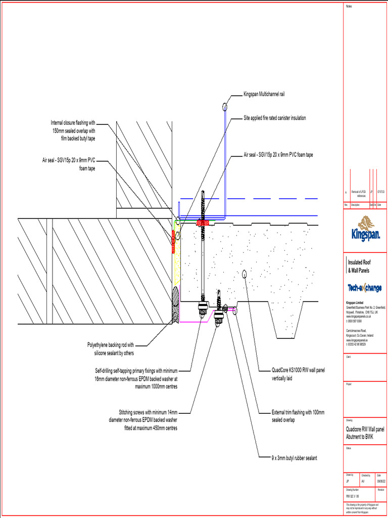 Kingspan QuadCore KS1000 RW Details | PDF | Building Technology ...