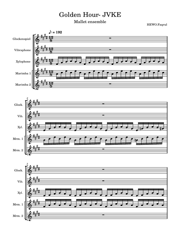 Untitled Score | PDF | Musical Instruments | Percussion Instruments
