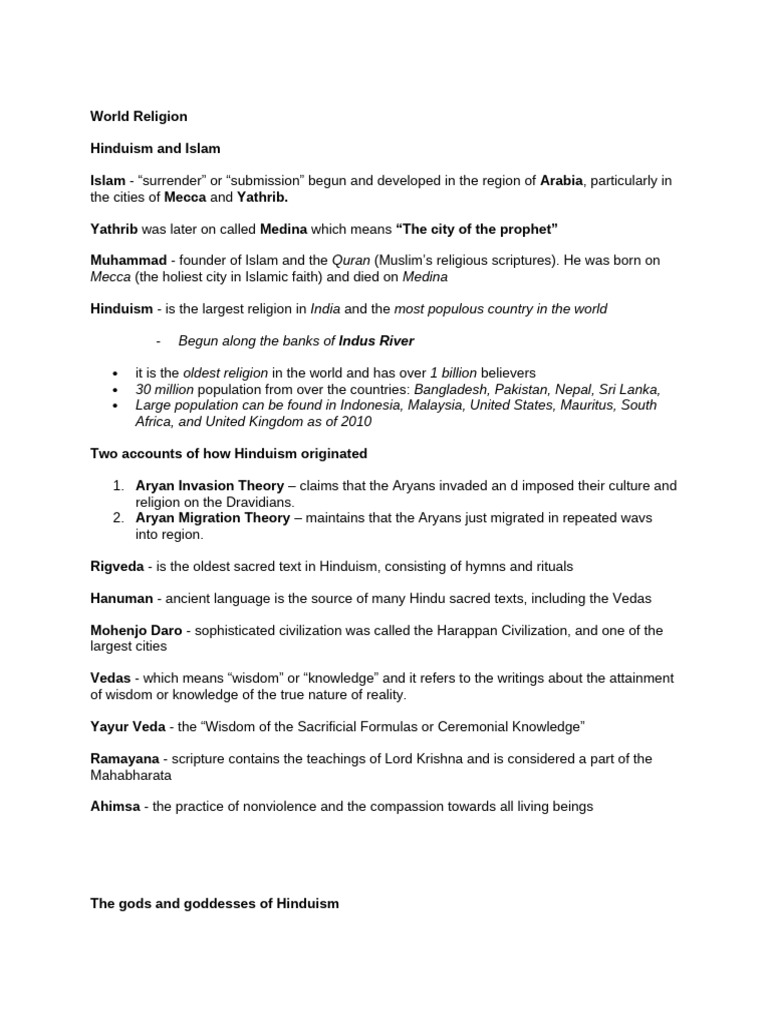 World Religion Reviewer | PDF