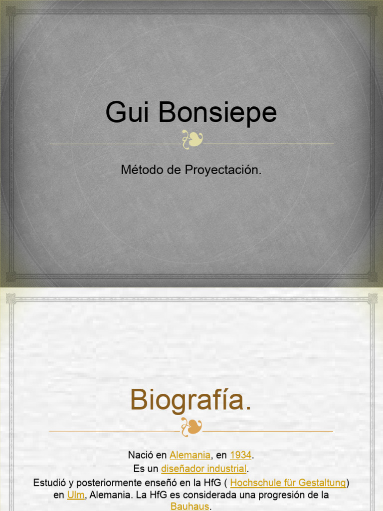 Gui Bonsiepe | PDF | Diseño