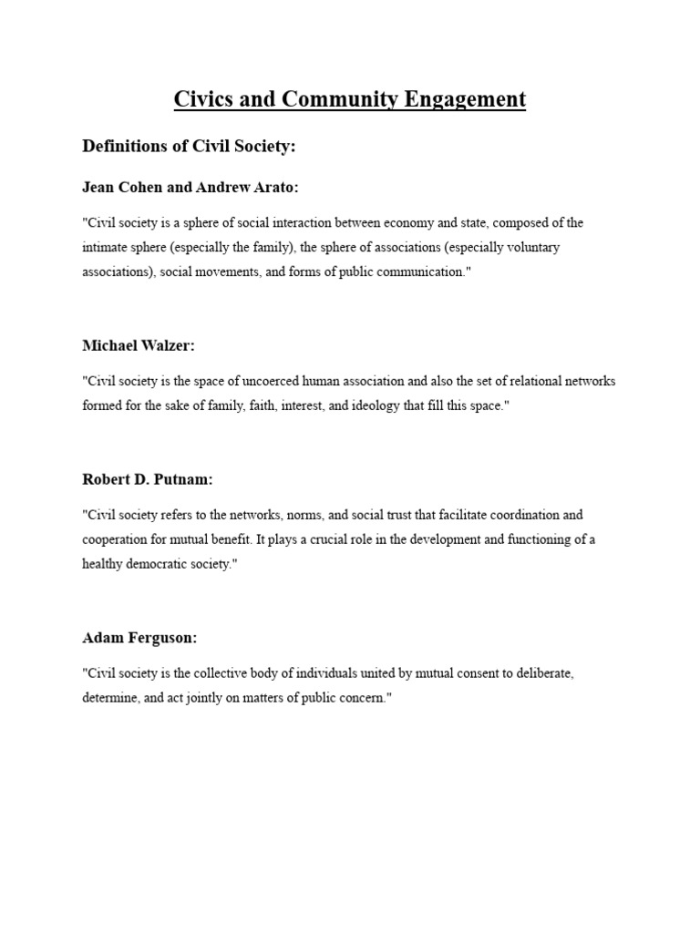 Civics and Community Engagement Mids Last One | PDF | Civic Engagement ...