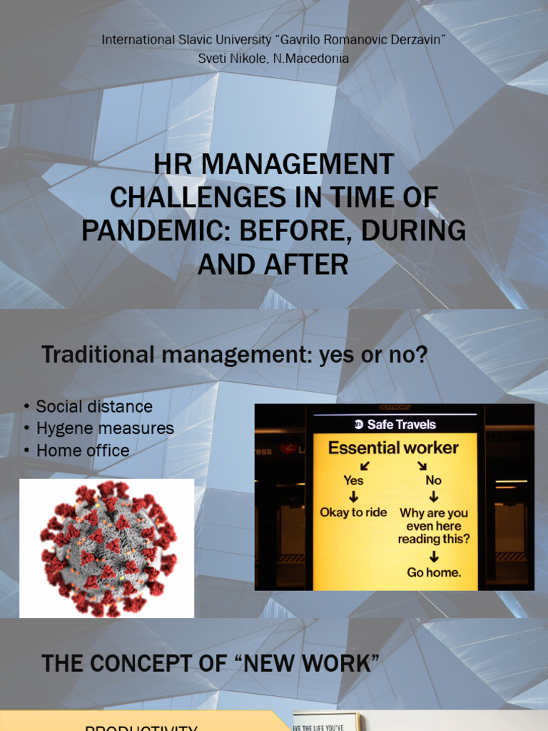 HR Management Challenges During Pandemic | PDF | Business