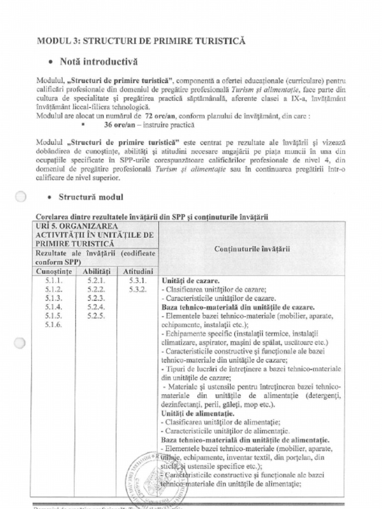 Structuri de Primire Turistica Compressed | PDF