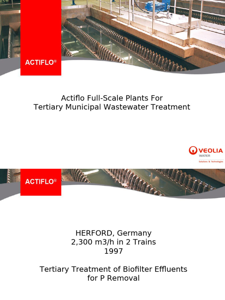 Actiflo For Tertiary Wastewater (DK) | PDF | Sewage Treatment | Effluent
