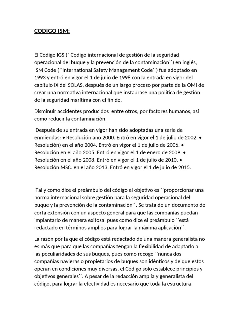 Codigo Ism | PDF | Valores