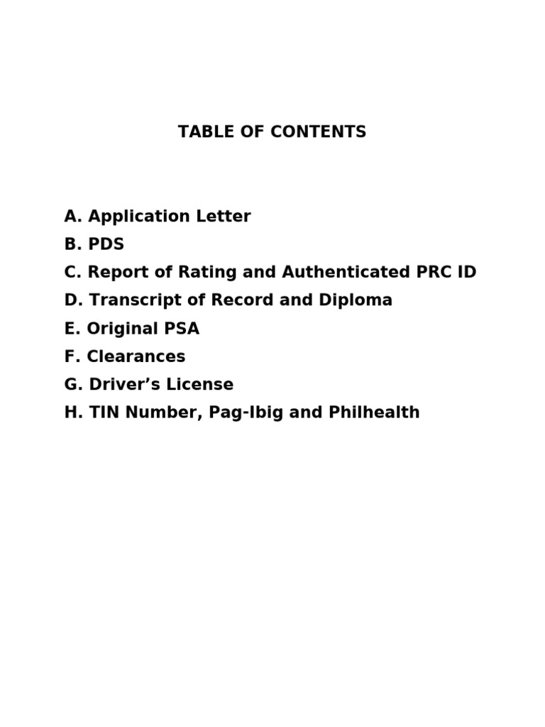 Table of Contents | PDF