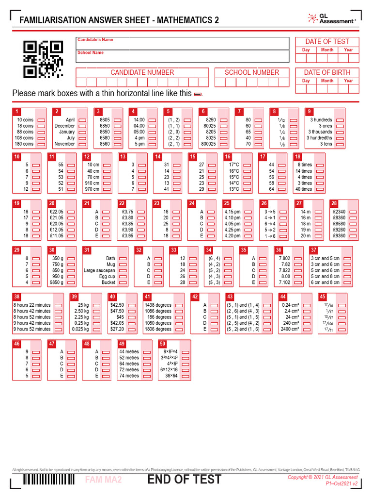 Maths 2 Answer Sheet PDF | PDF | Freedom Of Expression Law | Copyright Law