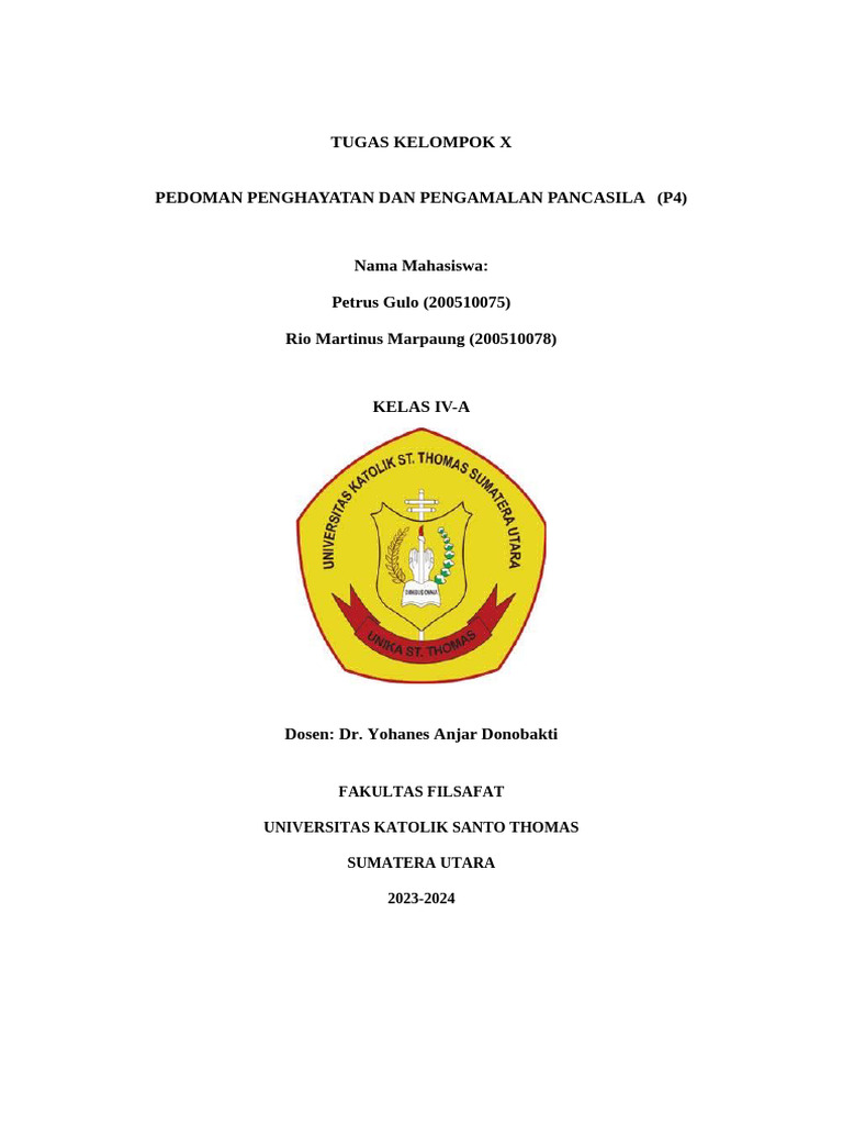 Pedoman P4: Penghayatan Pancasila | PDF | Agama & Spiritualitas