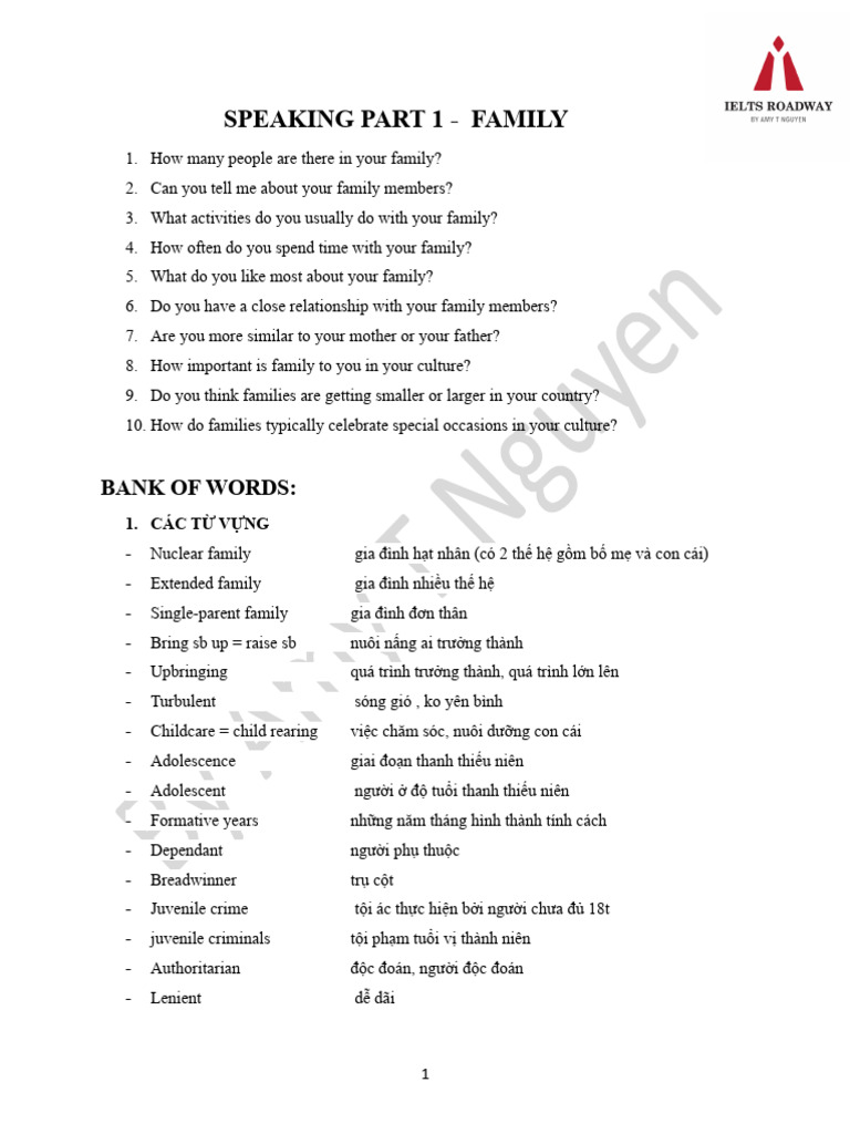 Topic Family | PDF