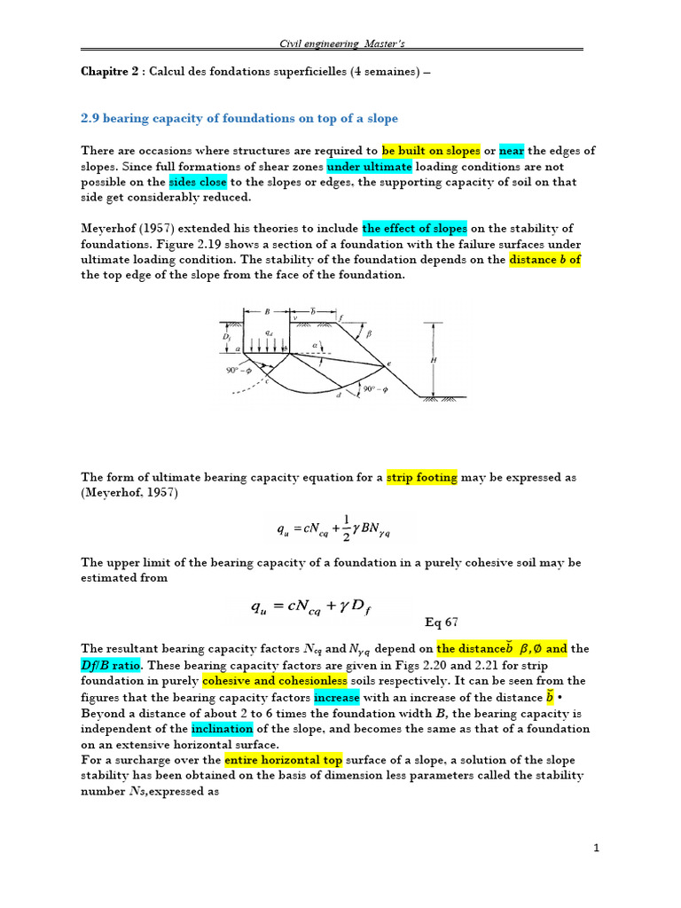 Shallow Fondation - Part 2 | PDF | Elasticity (Physics) | Civil Engineering