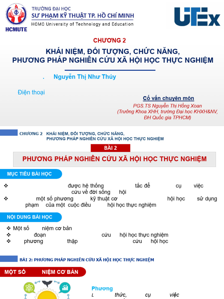 (UTEx) - XHH - CHUONG - 2 - BAI 2 | PDF
