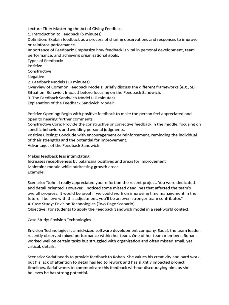 Feedback | PDF | Procurement | Policy