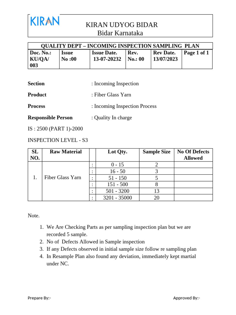 Sample Plan | PDF