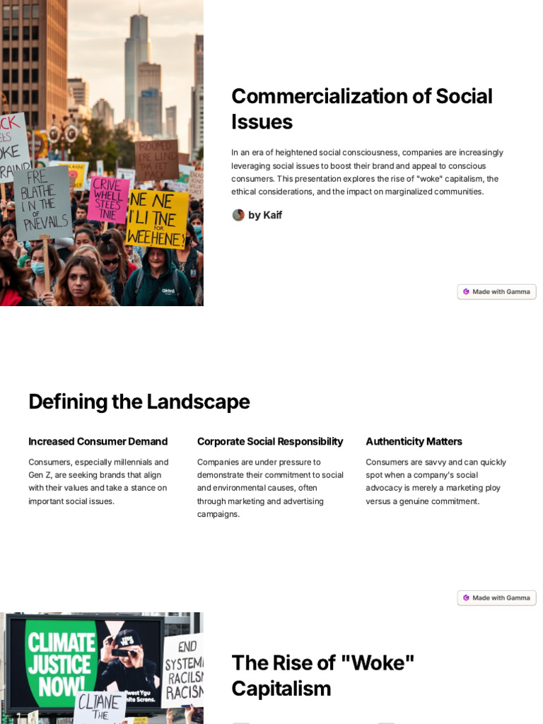 Woke Capitalism: Ethics and Impact | PDF | Brand | Marketing
