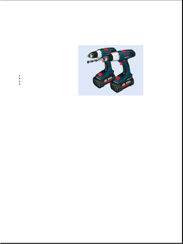 Cordless Drill/screwdriver or Hammer Drill/screwdriver GSR/GSB 36 V-Li ...