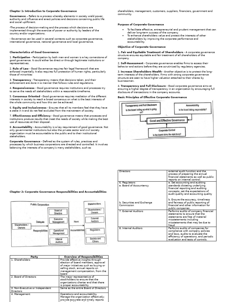 Governance | PDF | Governance | Audit