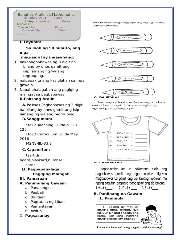DLP Math Q2 W2 | PDF