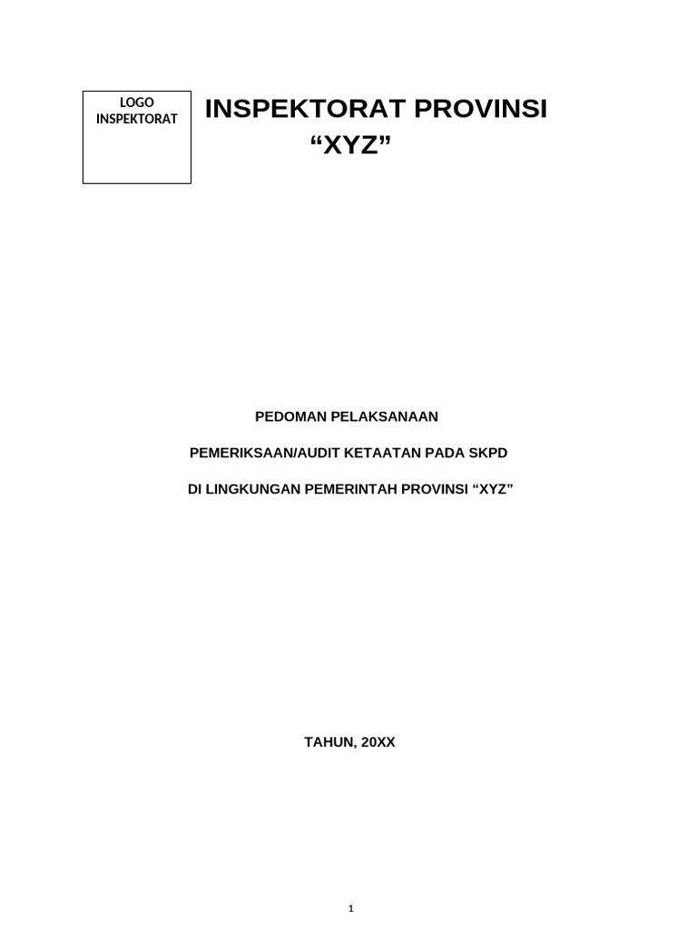 Pedoman Audit Ketaatan | PDF | Bisnis