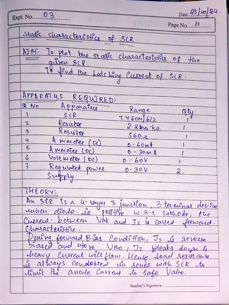 PE Record SCR Characteristics | PDF