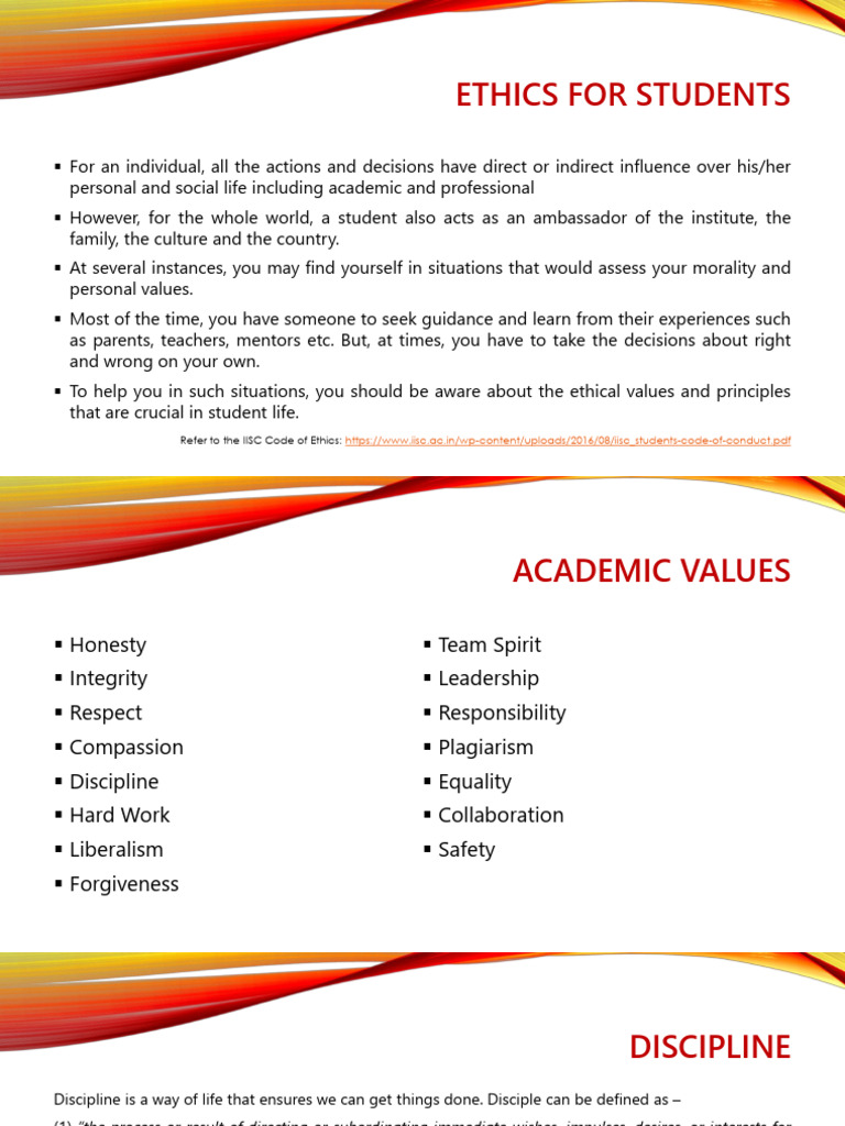 Ethics Discipline | PDF | Plagiarism | Disciplines