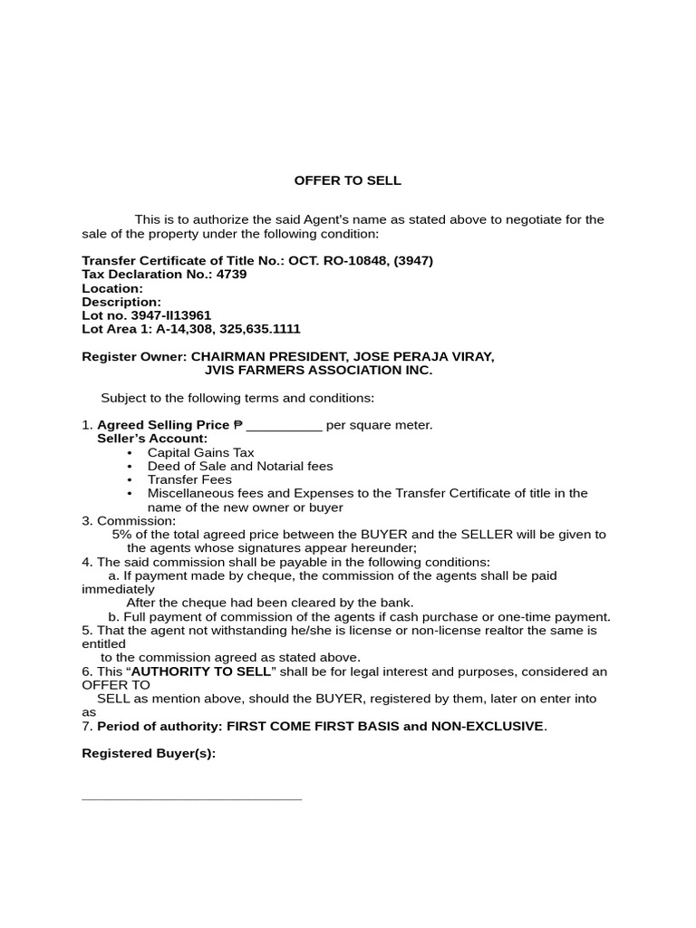 ATS-OTS-MCS-FORM offer | PDF | Payments | Private Law