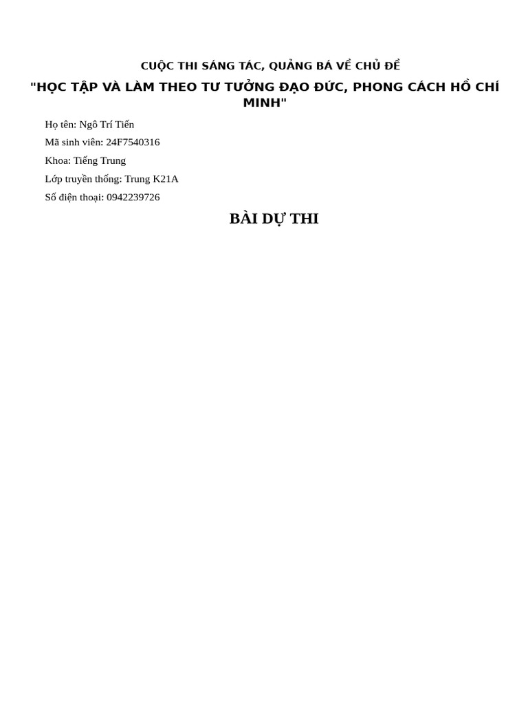 Cu C Thi Sáng Tác | PDF