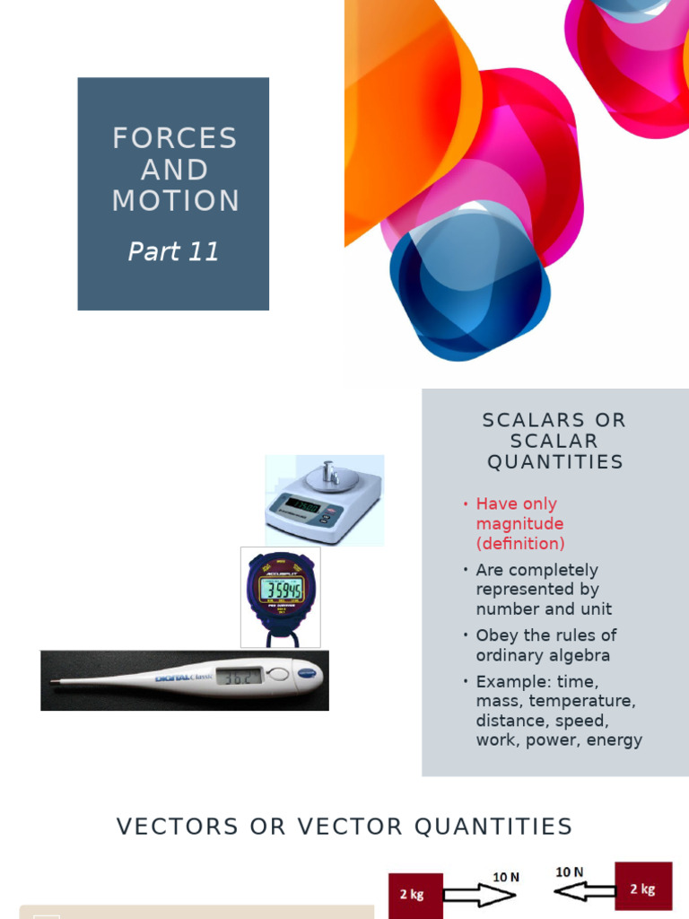 Chapter 2.11 - Forces and Motion | PDF | Euclidean Vector | Force
