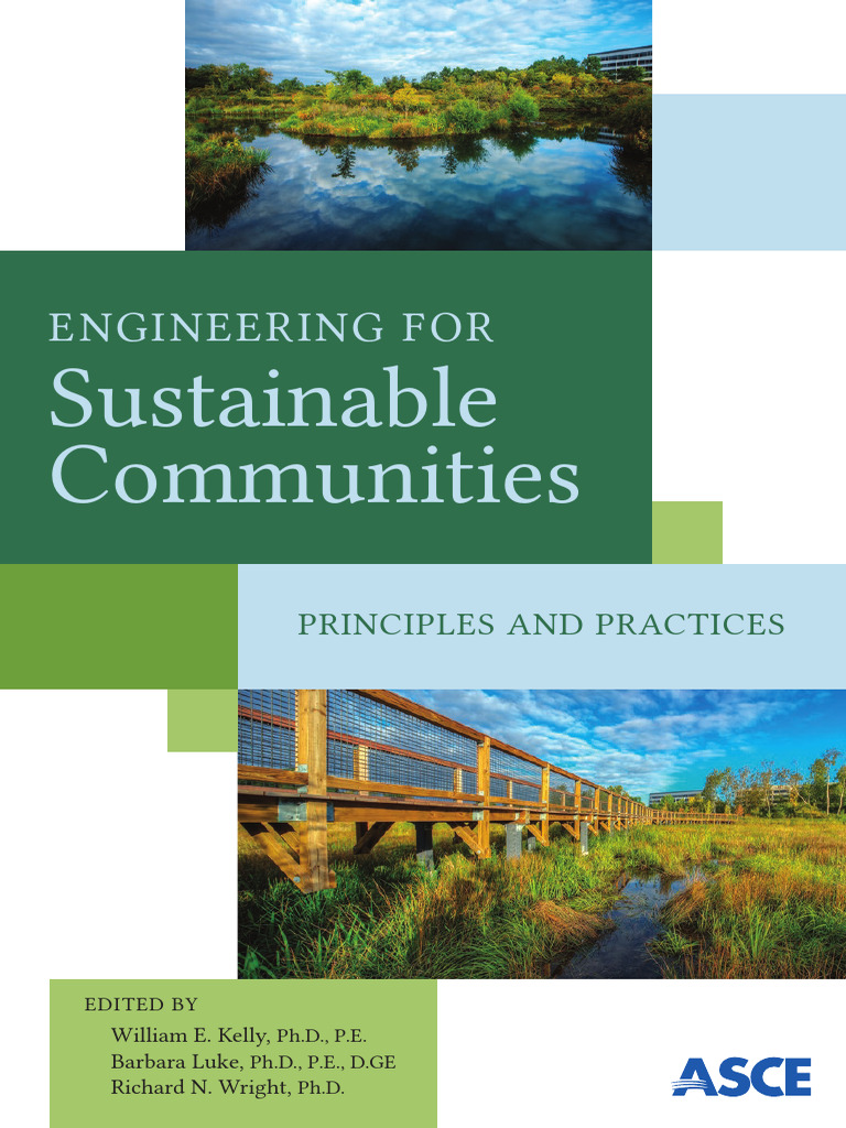 Engineering For Sustainable Communities Principles and Practices by ...
