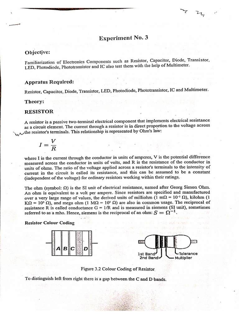 Ece Lab Expt. 3 | PDF