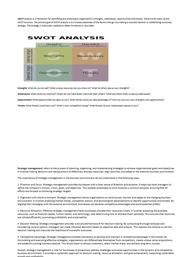 4th Hand Out | PDF | Strategic Management | Pepsi Co