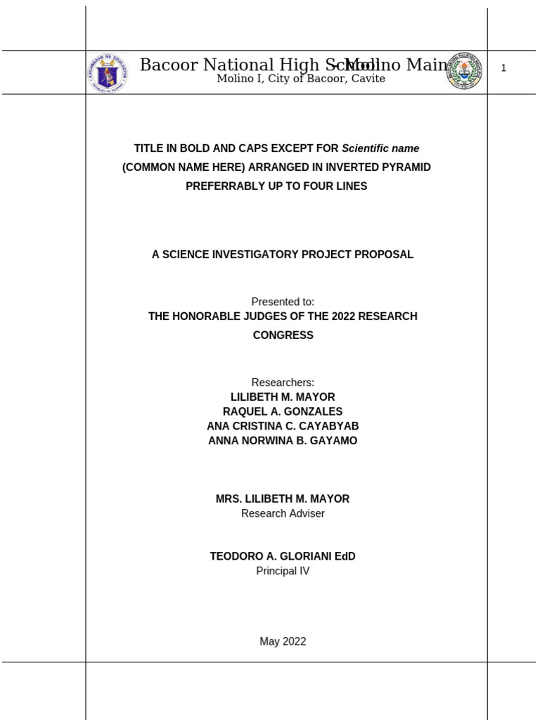 Research Proposal Format Mayor | PDF | Hypothesis | Air Pollution