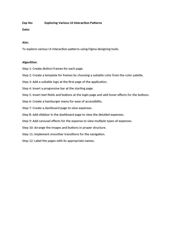 Exp No 2 | PDF | Business | Art