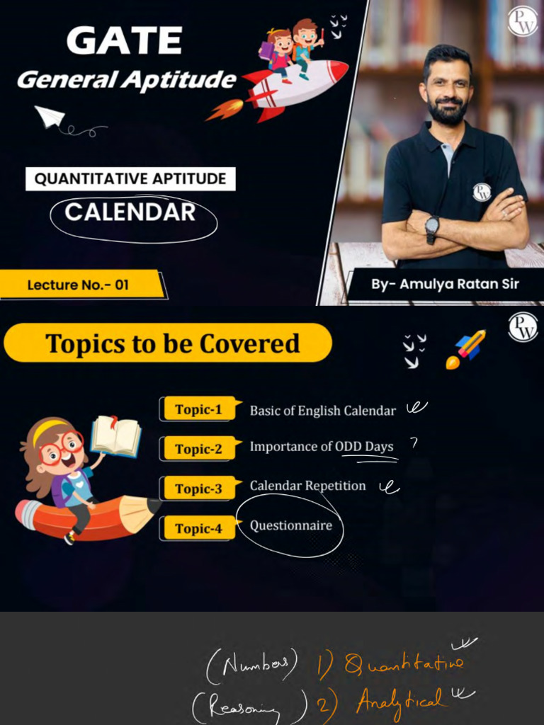 Quantitative Aptitude 01 - Class Notes | PDF