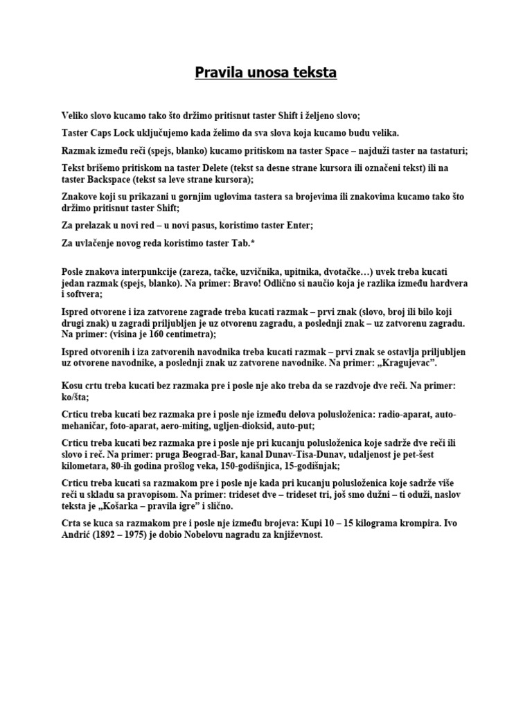 Digitalni Pravopis | PDF