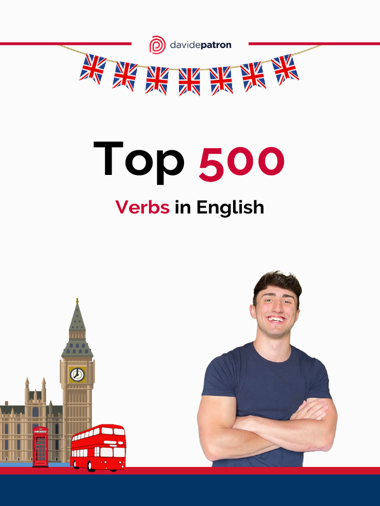 Top 500 Verbs in English - Davide Patron | PDF | Linguistics | Syntax