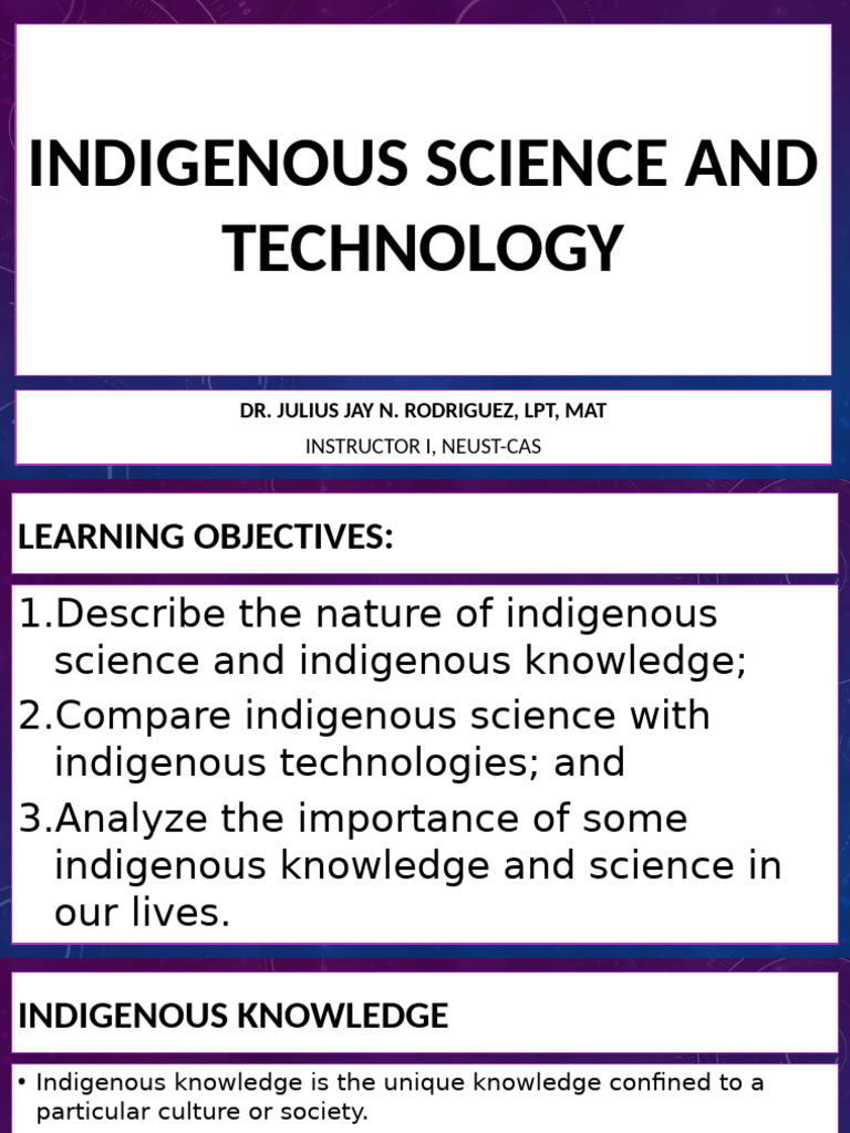 Understanding Indigenous Science & Technology | PDF | Science ...