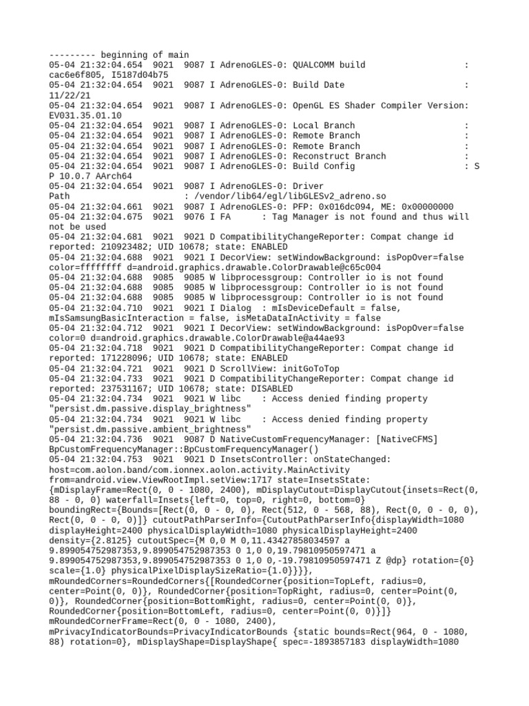 Aolon Log 05 04 2024 21 32 04 | PDF | Computer Architecture | Computing ...