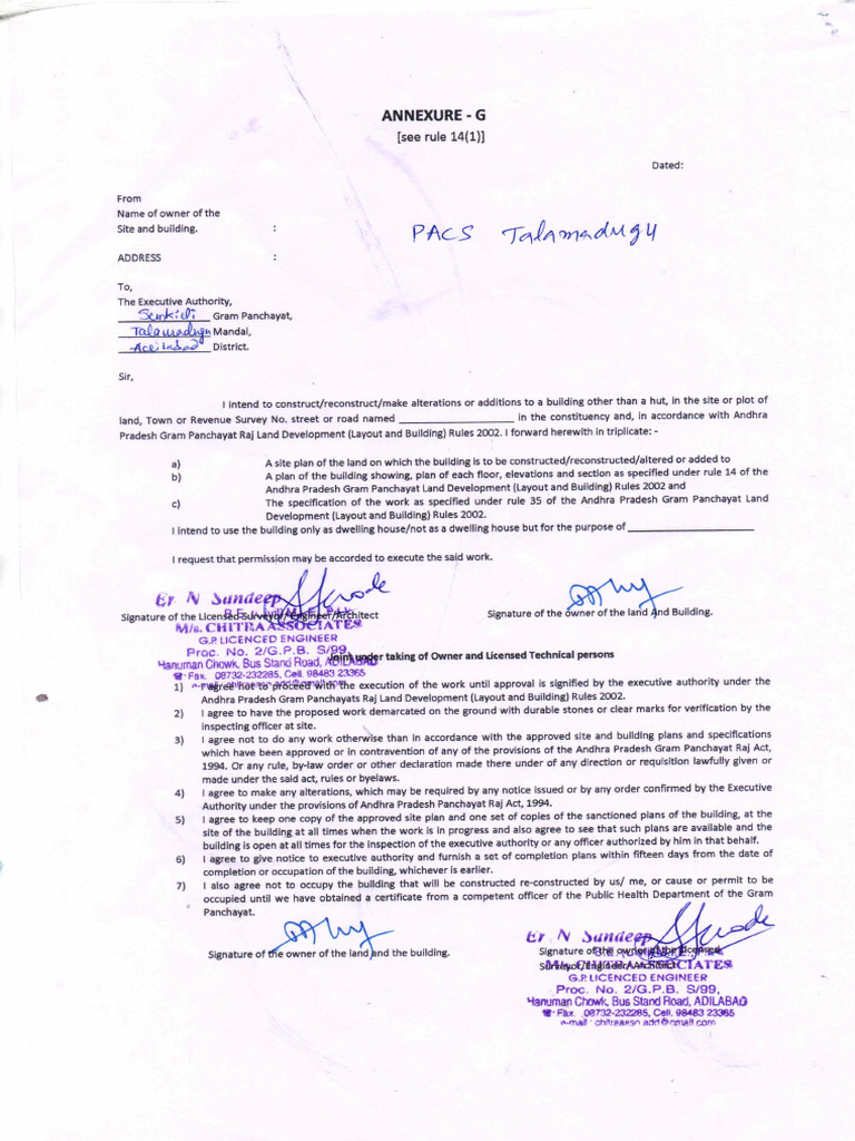 Annexure g (1) | PDF