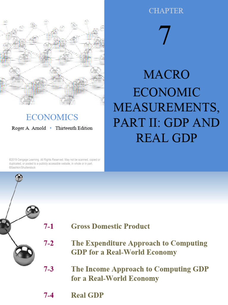 CH 07 | PDF | Gross Domestic Product | Recession